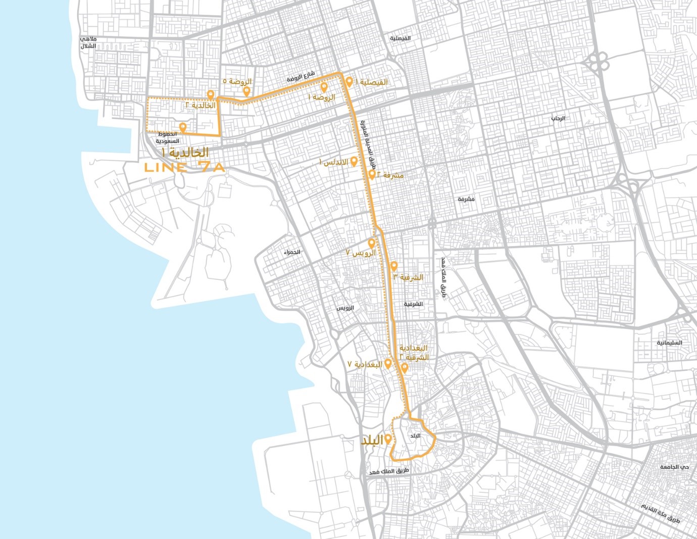 Jeddah Transport Company | Current Bus Service